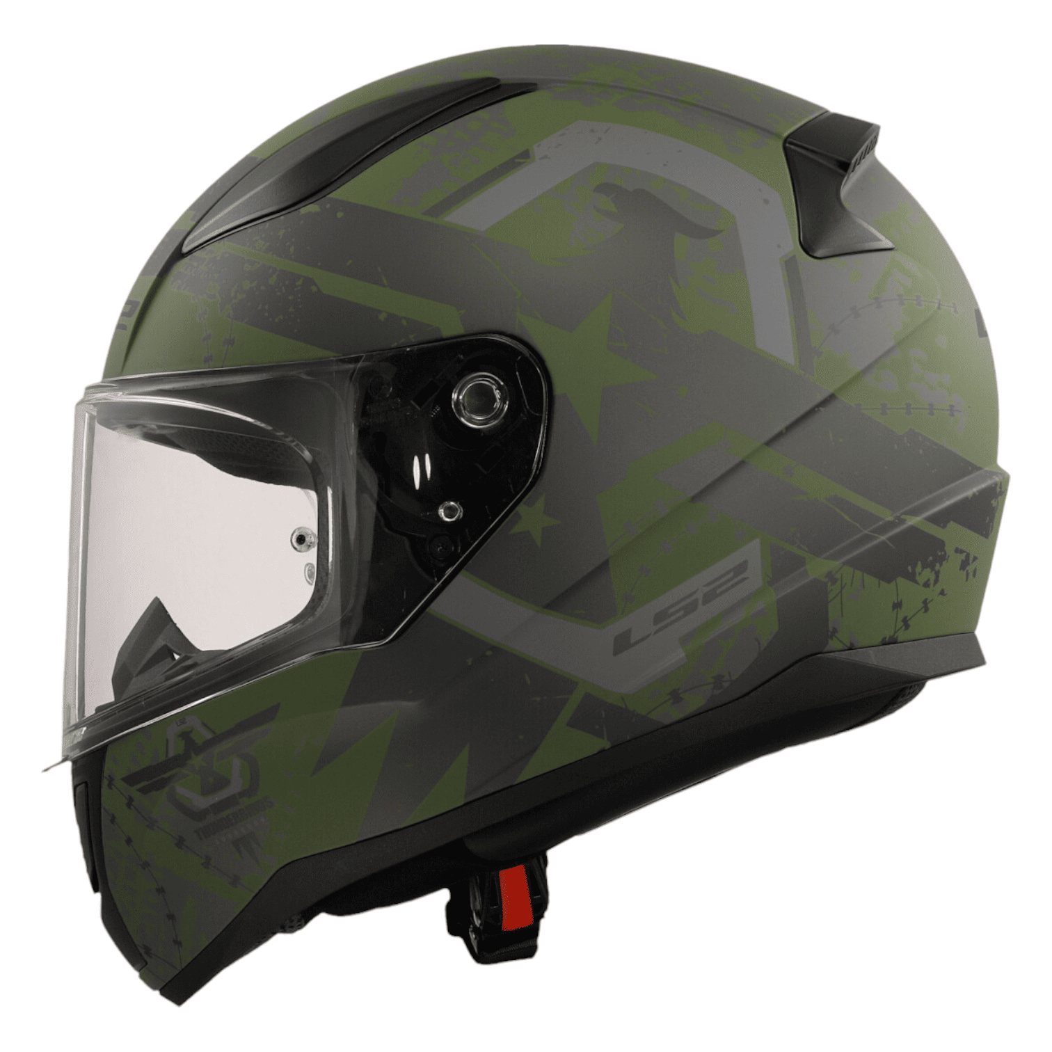 LS2 FF353 RAPID II THUNDER BIRDS M. MILITARY » IBA MEGASTORE