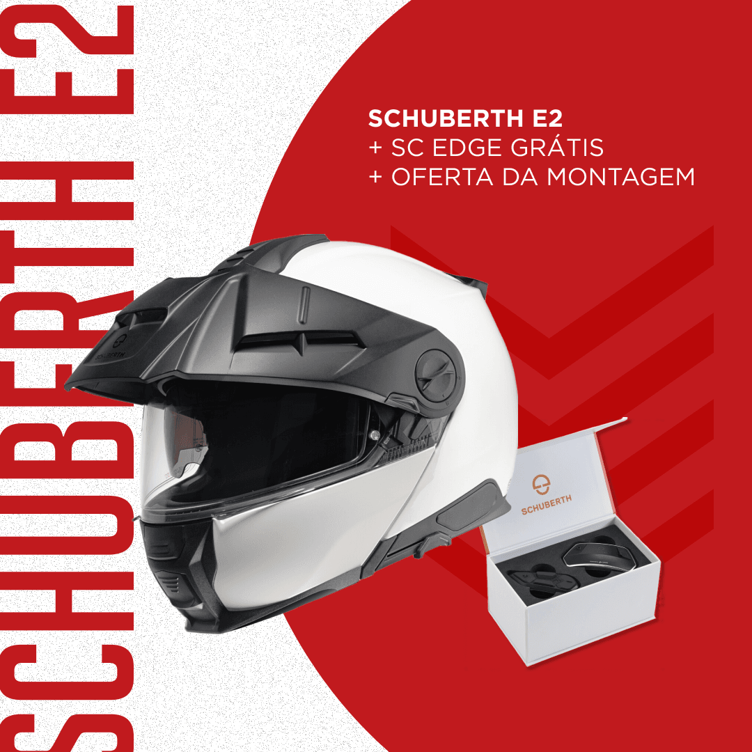 Pack SCHUBERTH E2 WHITE + SC EDGE GRÁTIS! » IBA MEGASTORE